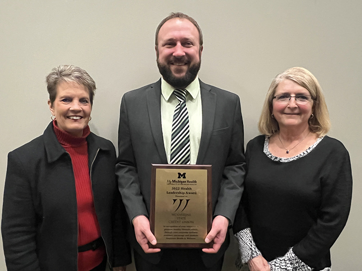 Wolverine State Credit Union earns 2022 Health Leadership Award | News ...